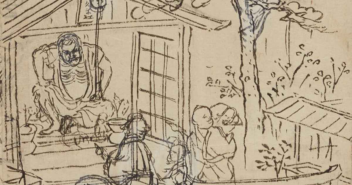 Important rediscovery of sketches of early modern Edo in Japanese ...