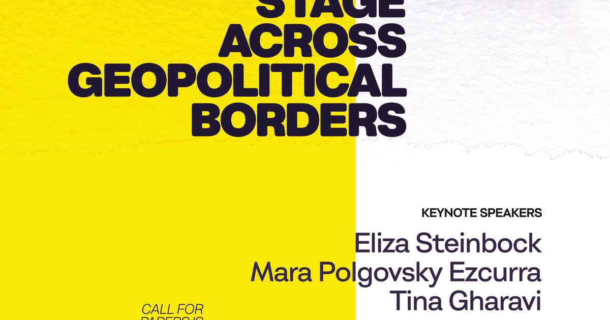 Staging Gender: Sexuality and Embodiment On Stage across Geopolitical ...